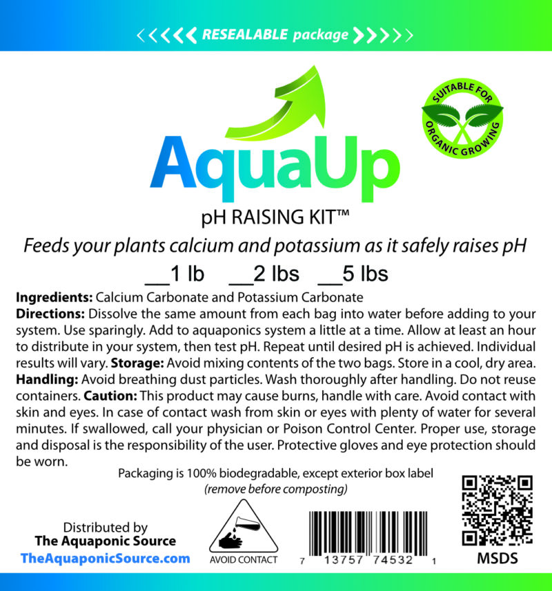 AquaUp pH Raising Kit